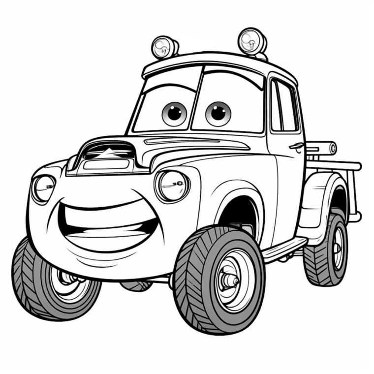 Kostenlose Auto Ausmalbilder - jetzt herunterladen beim Mal-O-Mat