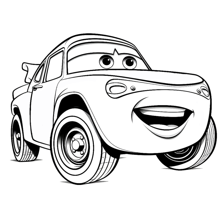 Kostenlose Auto Ausmalbilder - jetzt herunterladen beim Mal-O-Mat